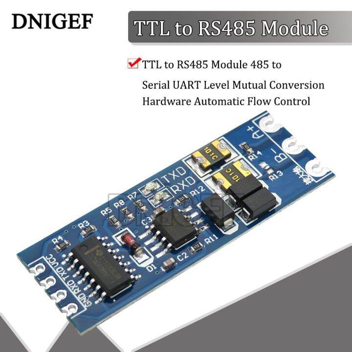 TTL to RS485 Module 485 to Serial UART Level Mutual Conversion Hardware ...