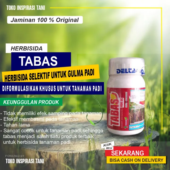 Tabas 400Sc Herbisida Kemasan 50 ml/Obat Pengendali Gulma Padi ...