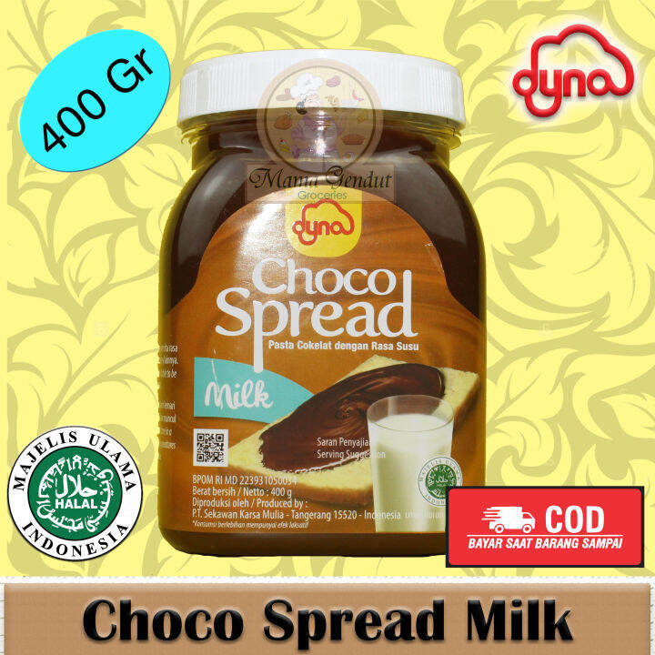 Selai Roti/Selai Coklat/Selai Coklat Susu/Coklat Oles/Dyna Choco Spread ...