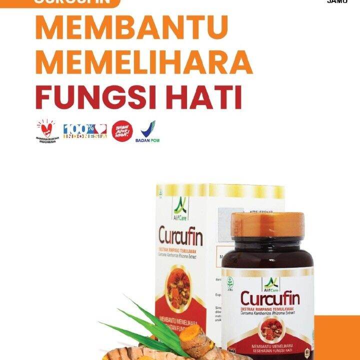 Kapsul Curcufin Original Herbal Penyakit Hati Liver Hepatitis 60 Kapsul ...