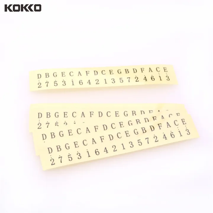 Kalimba Sticker 5 Pcs/set 17-tone Kalimba Thumb Piano Note Sticker ...