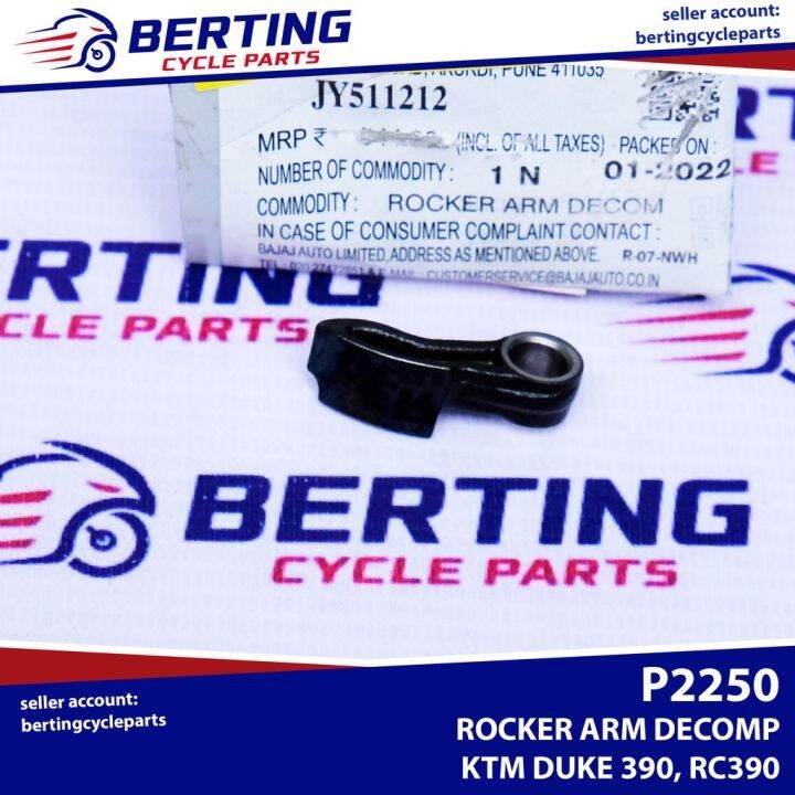 ROCKER ARM DECOMP KTM Duke 390 RC390 Dominar 400 UG Genuine JY511212 ...