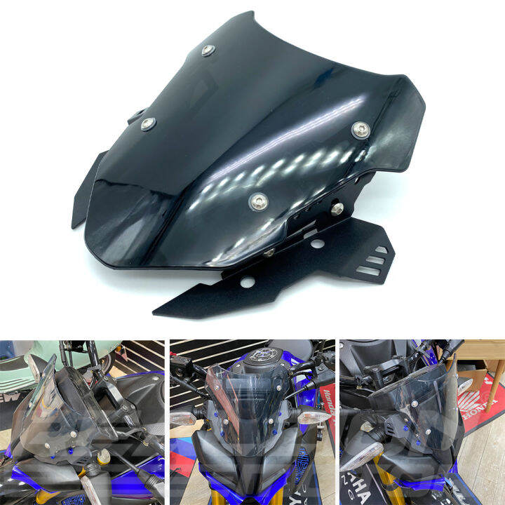 Realzion 2021 Motorcycle For YAMAHA MT15 Visor Windshield MT-15 MT 15 ...
