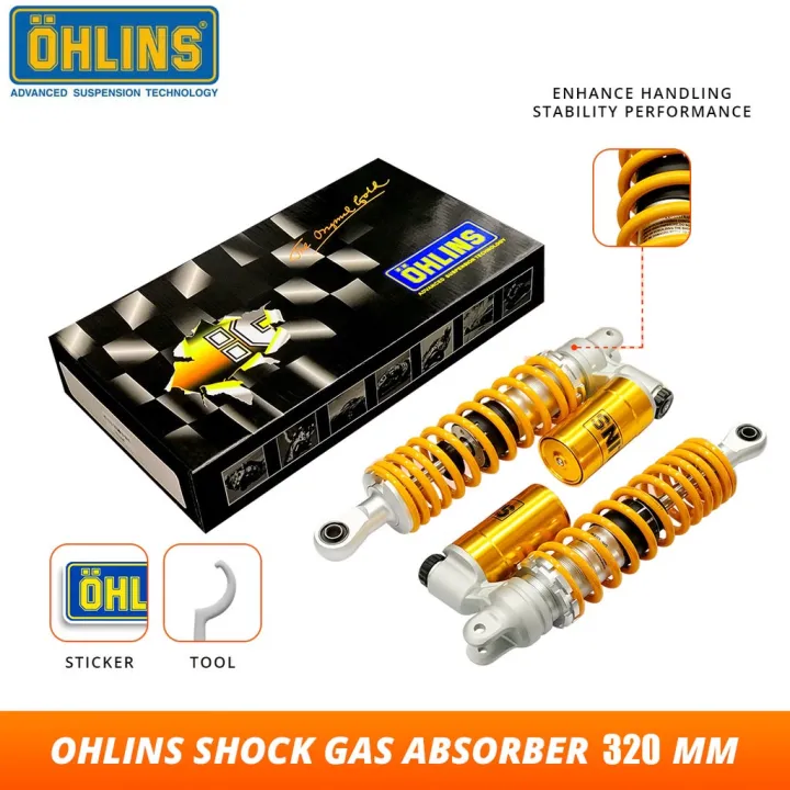 Ohlins Rear Shock Gas Absorber 320MM For Nmax v2Aerox with Bolts and ...