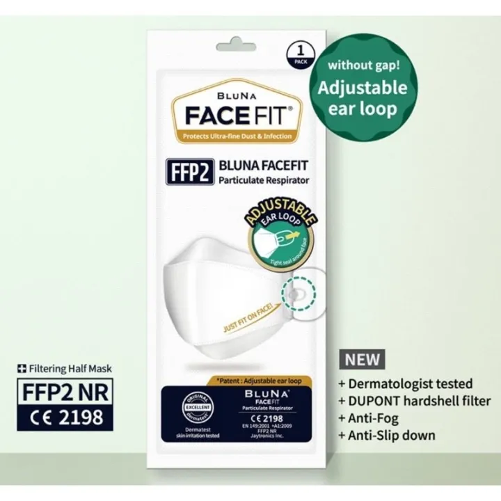 Bluna FFP2 Adult Korea Face Mask Medical Grade good hospital ...