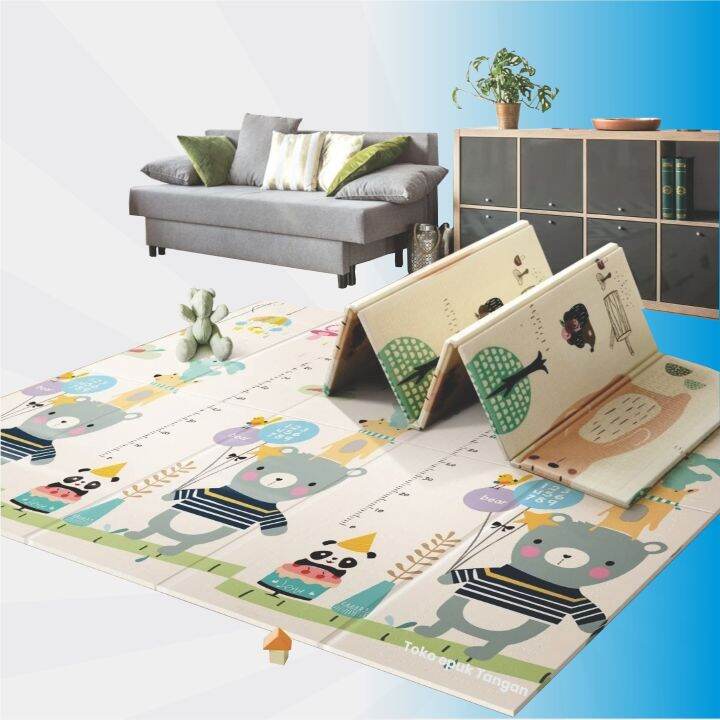KARPET LIPAT PLAYMATE BAYI 180x200cm Matras Bayi Foam / PLAYMATE CALARY ...