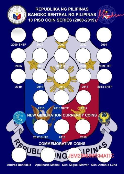 10 PISO COIN SERIES LAYOUT (LATEST) | Lazada PH