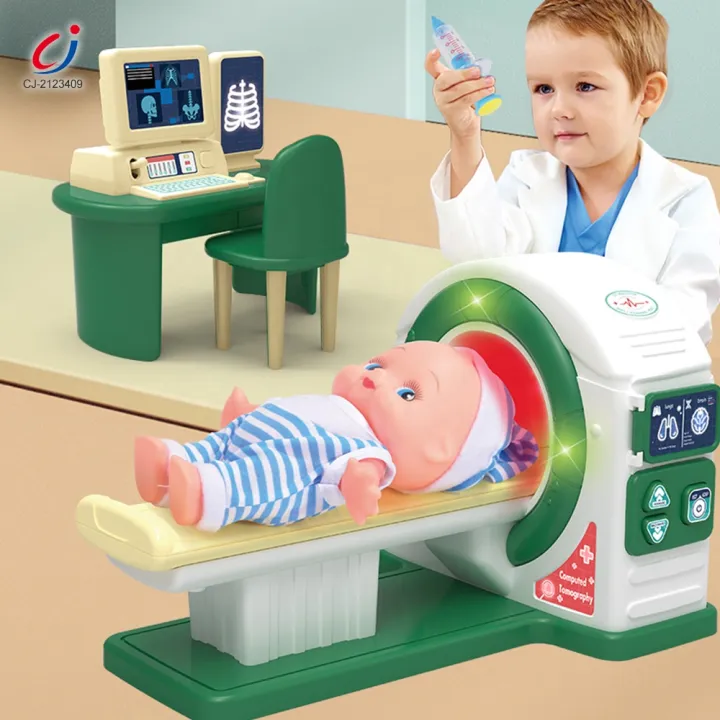 PREMIUM Medical Doctor Set with Nurse CT Scan Pretend Music Lights ...