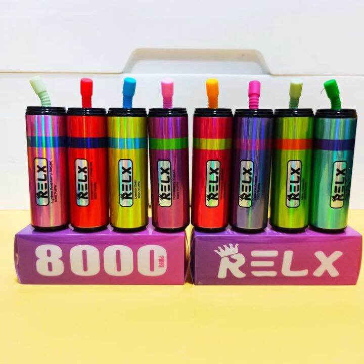 vvlr57552zlw Legit RELX INTENSE Disposable Pods 8000 PUFFS 5 ...