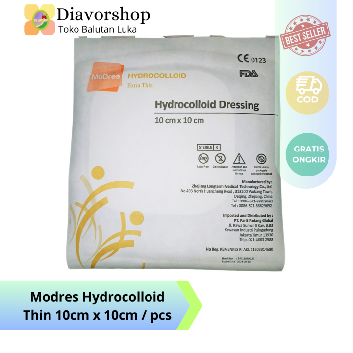 Modres Hydrocolloid Dressing 10cmx10cm 1 lembar / Foam Luka | Lazada ...