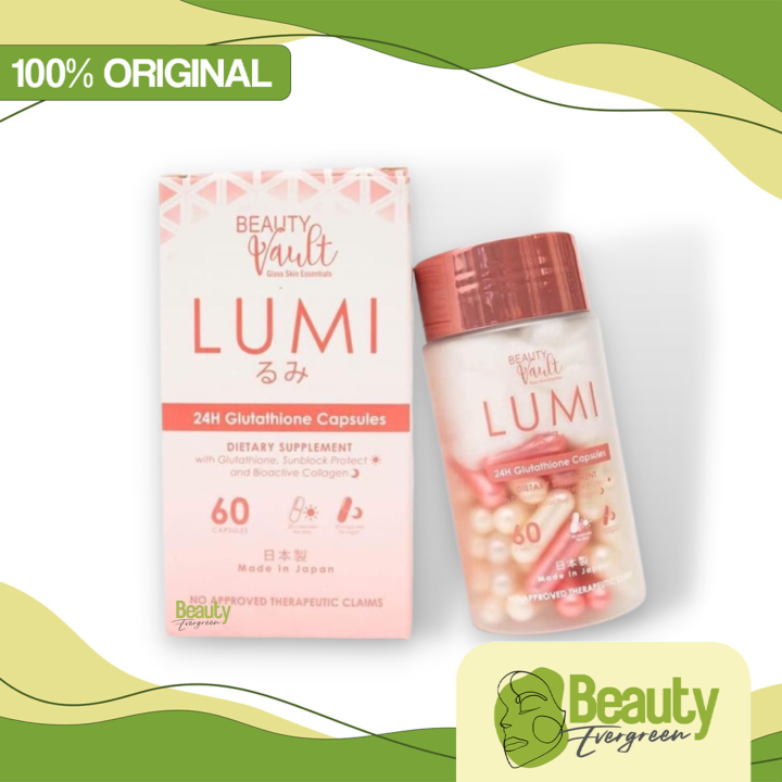 BEAUTY VAULT LUMI GLUTATHIONE CAPSULES (60 CAPS) | Lazada PH