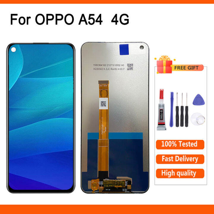 100% Tested LCD For Oppo A54 4G CPH2239 LCD Frame Display Screen Touch ...
