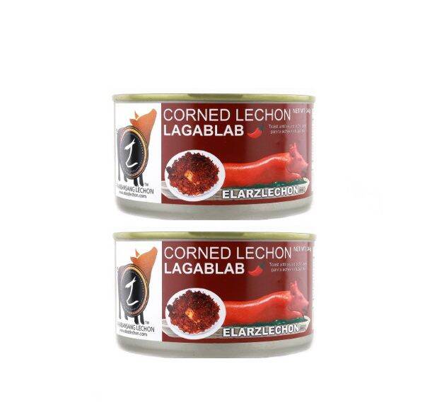 Elarz Lechon Corned Lechon Lagablab 340g x 2 | Lazada PH