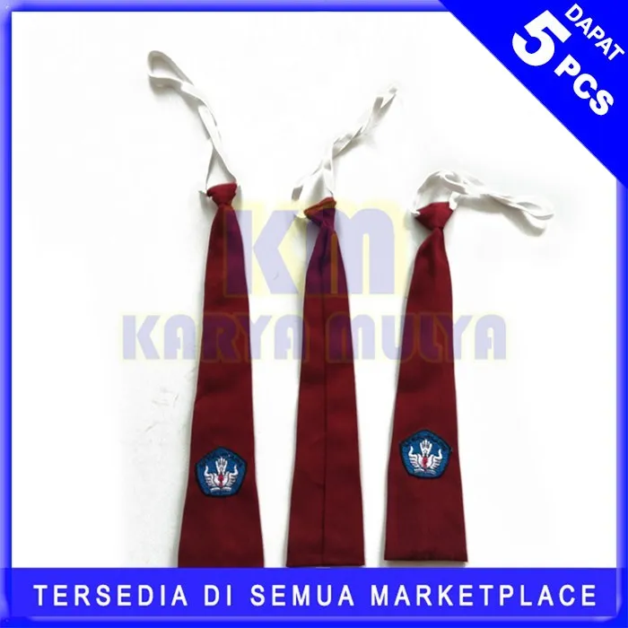 Dasi Sekolah SD Murah - Dasi Anak Perempuan SD Logo Warna Biru Murah ...