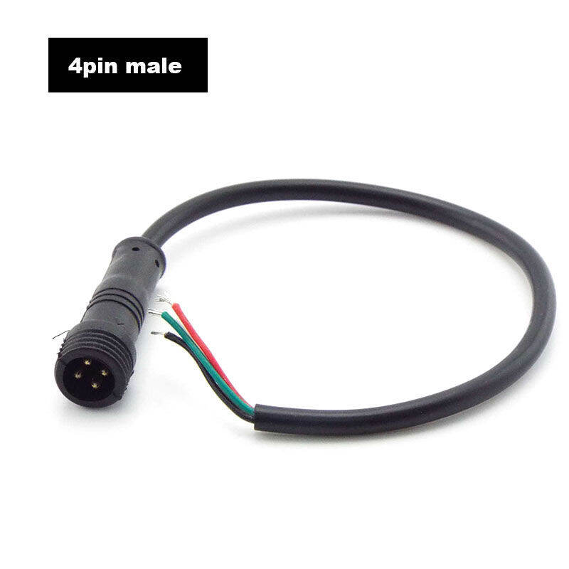 2Pin 3Pin 4Pin IP65 DC connector Cable Waterproof Plug for LED Light ...