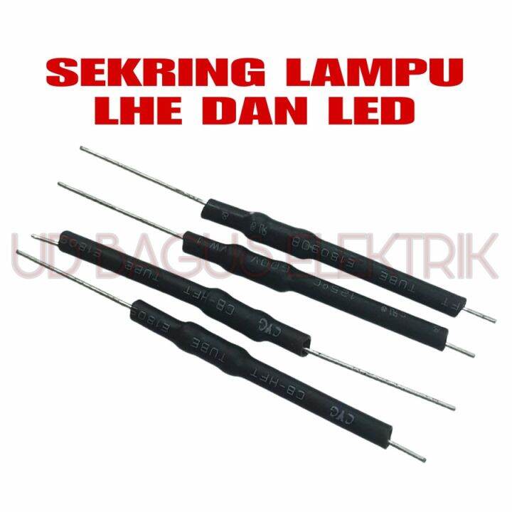 10X FUSE LAMPU LED HITAM SEKRING LAMPU LHE | Lazada Indonesia