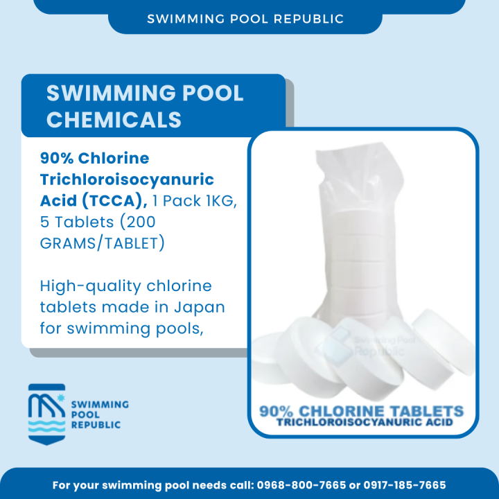 SWIMMING POOL CHEMICALS, 90% Chlorine Trichloroisocyanuric Acid (TCCA ...