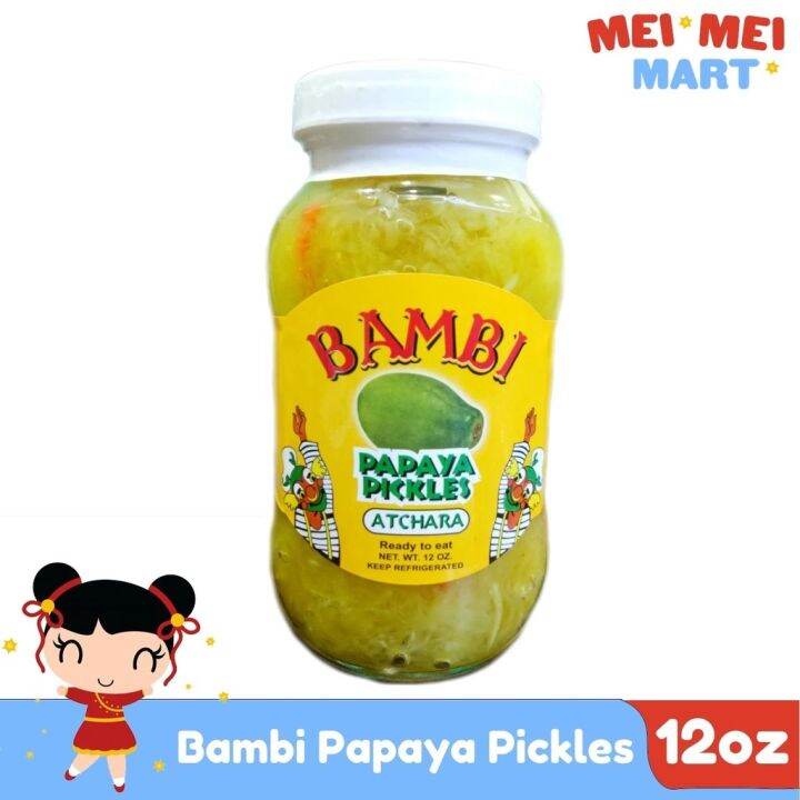 Bambi Papaya Pickles Atsara Atchara 12oz | Lazada PH