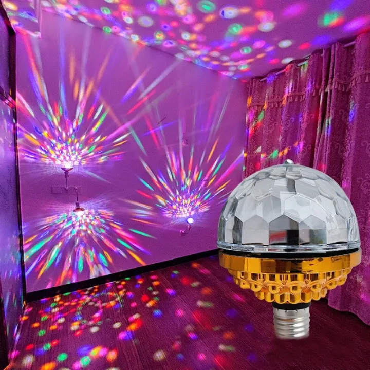 Lampu Disco Light Stage Party LED DJ Ball Indoor Сolored Dance Bulb ...