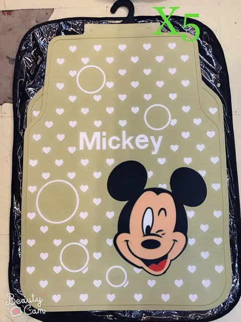 Mickey Mouse car matting 5pcs | Lazada PH