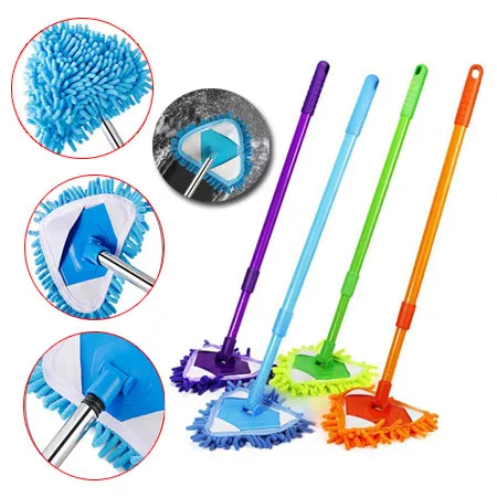 DUST MOP 007- Multipurpose Triangular Mop Heads Small Brush Head ...
