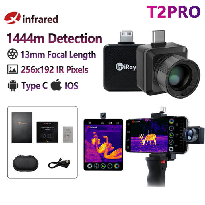Infiray Infrared Thermal Imager T2 PRO Thermal Imaging Camera Night ...