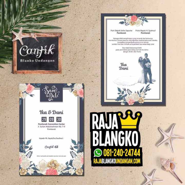 BLANGKO UNDANGAN CANTIK 63 | RAJA UNDANGAN | Lazada Indonesia