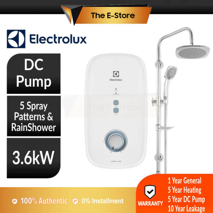 Electrolux ComfortFlow™ 500 Rain Shower Water Heater with DC pump ...