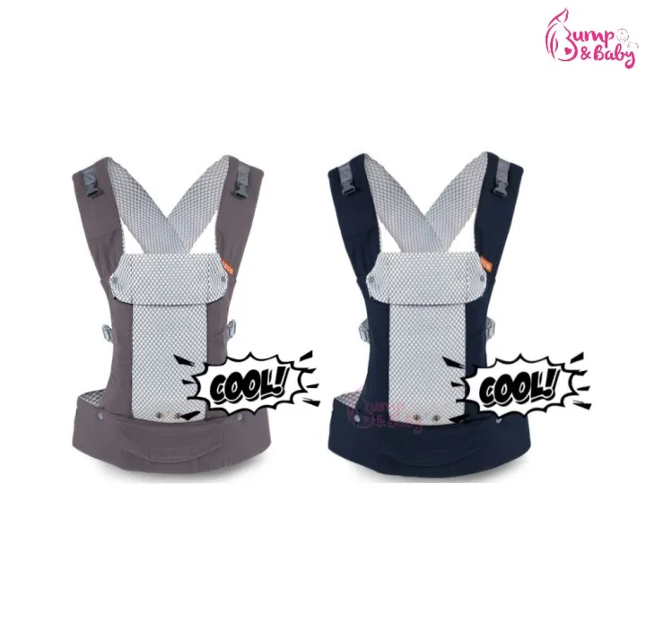 BECO - Gemini Cool 3D Mesh Ergonomic Baby Carrier 4-in-1 | 100% cotton ...