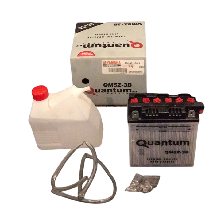 Quantum Motorcycle Battery QM5Z-3B KIT for HONDA WAVE / SUZUKI SHOGUN ...