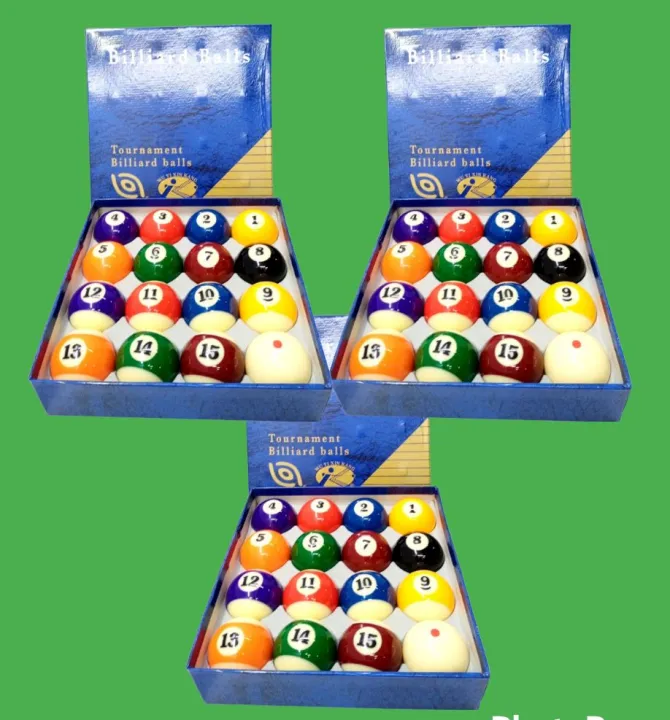 3 SETS KPRO STANDARD BILLIARD BALL / BOLA GAMIT SA BILYARAN/BILLIARD ...