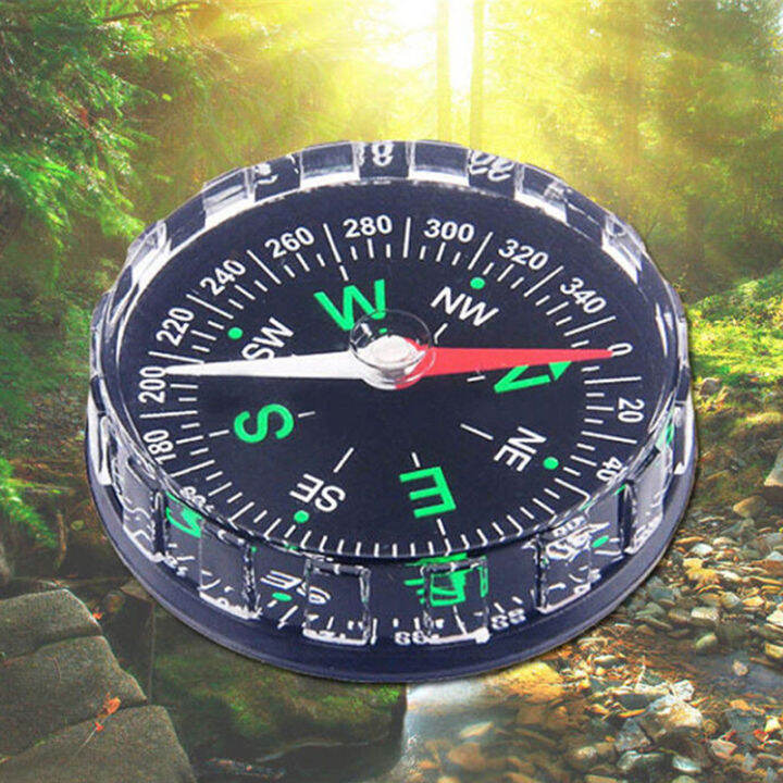 💕dgheg💕 Mini Pocket Survival Liquid Filled Button Compass for Hiking ...