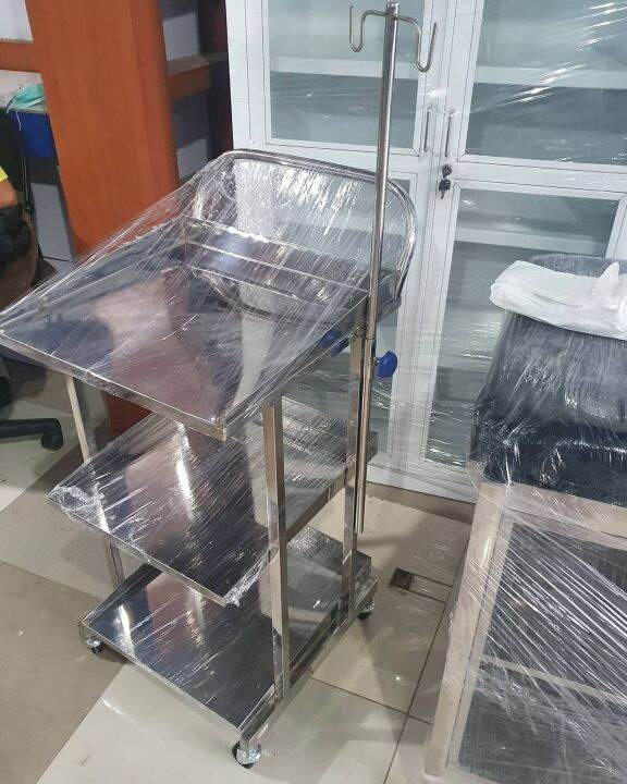 Troli EKG Rumah Sakit / Klinik / Trolley Instrumen medis ECG/EKG/USG ...