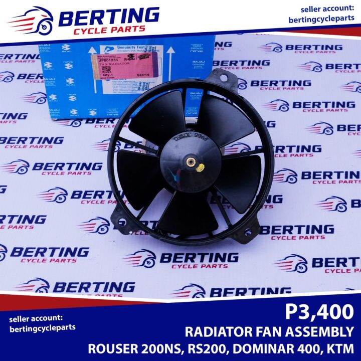 RADIATOR FAN ASSY Rouser NS200 200NS RS200 Dominar 400 KTM Duke 200 390 ...