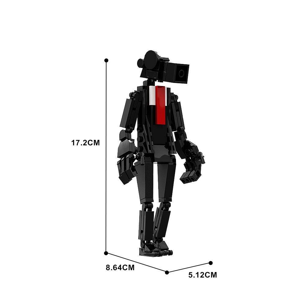 โมเดลฟิกเกอร์ อนิเมะ Skibidi Toilet Building Blocks Monitor Man ...