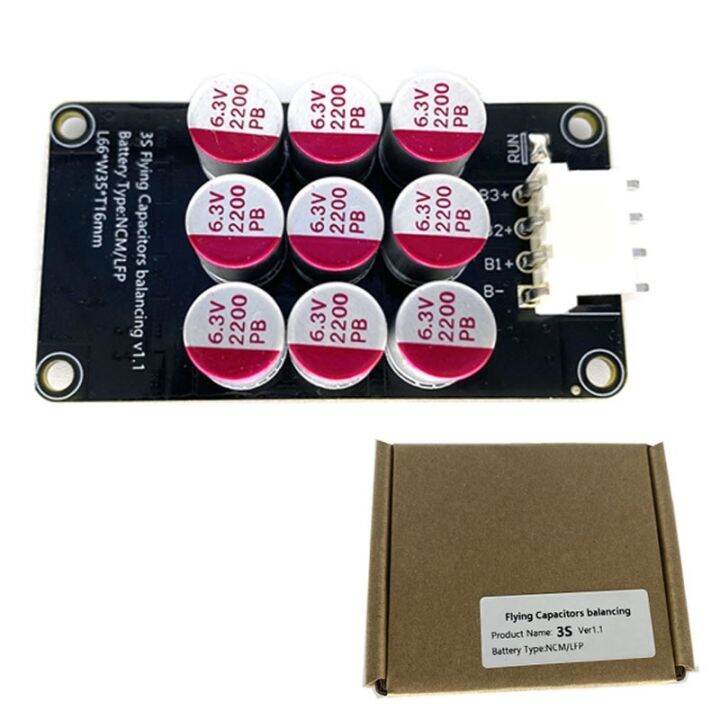 3S 5A lithium battery Balance Li-ion Lifepo4 LTO Lithium Battery Active Equalizer Balancer Board ...
