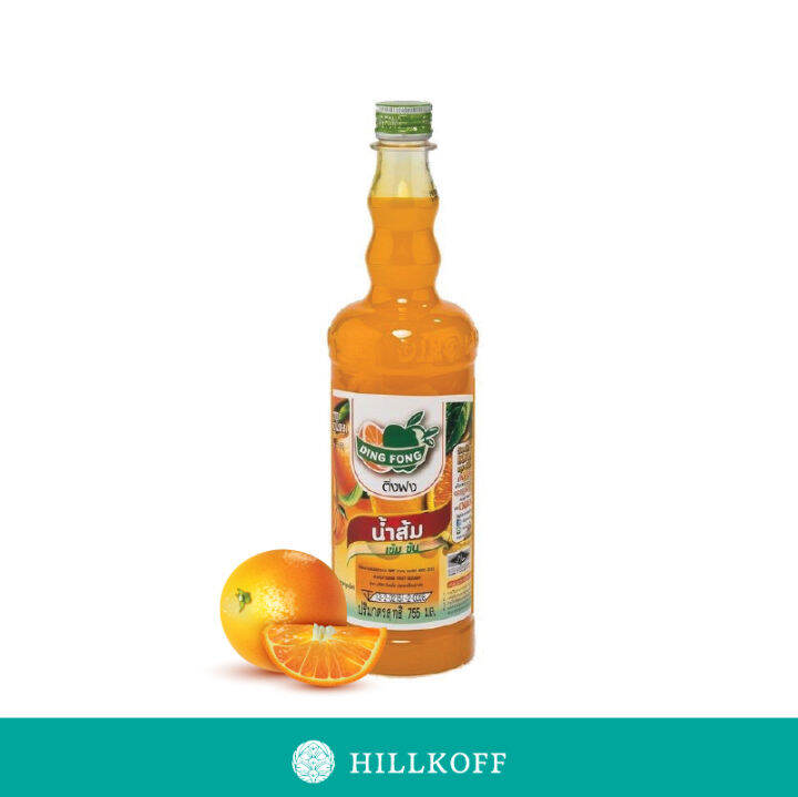 HILLKOFF : น้ำผลไม้เข้มข้น Ding Fong Syrup ติ่งฟง ไซรัป กลิ่น Orange ...