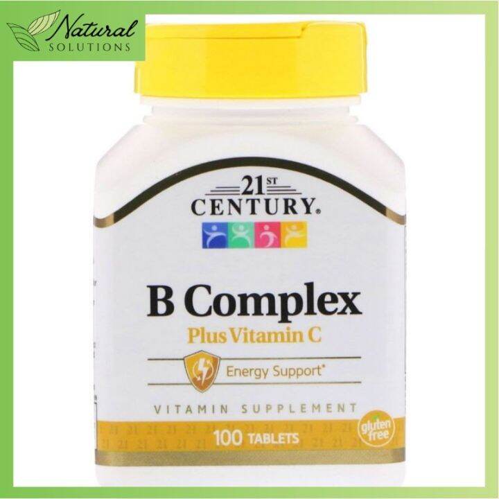 Natural Solutions 21st Century, B Complex Plus Vitamin C Doctor's Best ...