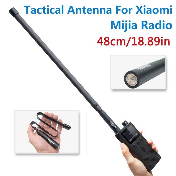 ABBREE SMA-Female Dual Band 144/430Mhz Foldable CS Tactical Antenna For Xiaomi Mijia Smart ...