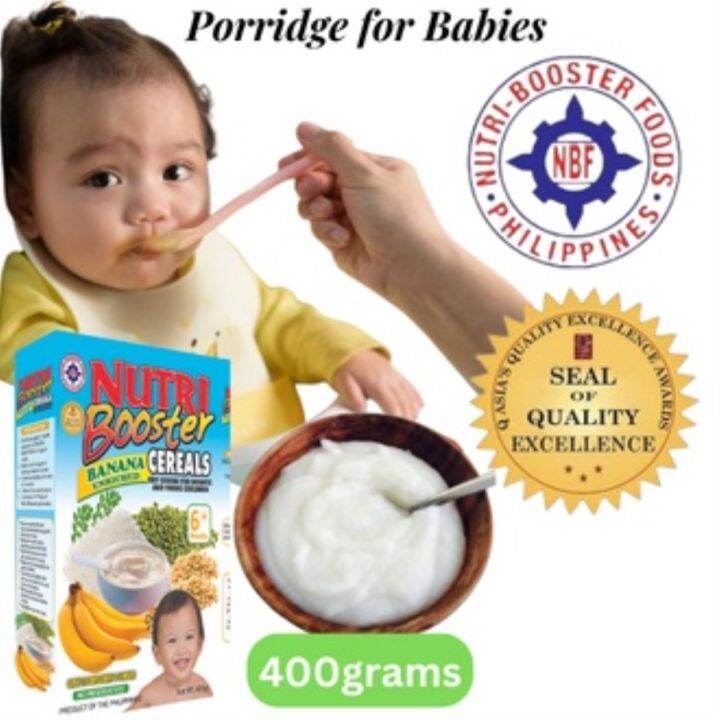 NUTRI BOOSTER BANANA 400grams THE BEST BABY FOOD AND TODDLER CEREAL ...