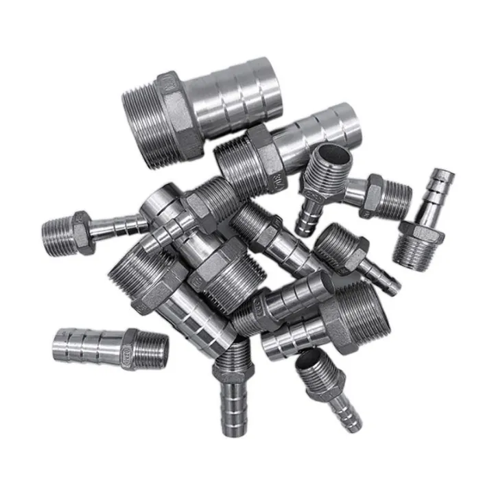 Stainless Steel Hose Barb 304 Stainless Steel Hexagonal Hose Connector ...
