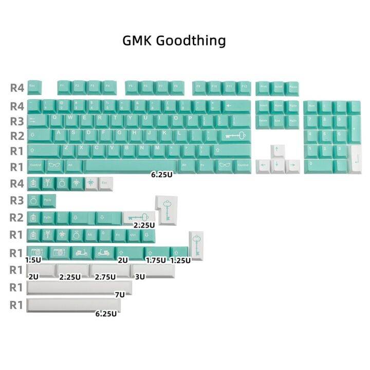 GMK Keycap Clone Mountaineering PBT Keycap Cherry Profile DYE Subbed ...