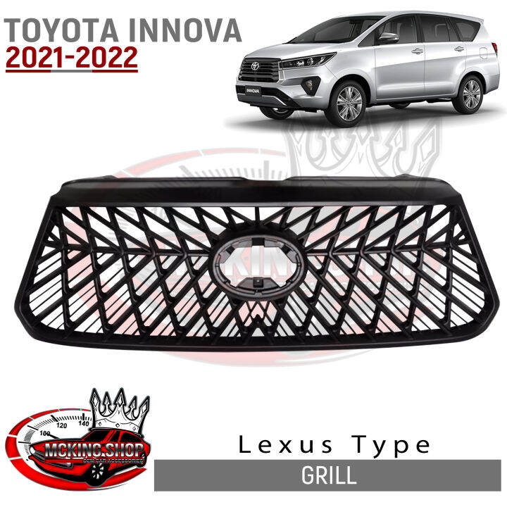 Toyota Innova 2021-2022 Lexus Type Front Grill (Black) | Lazada PH