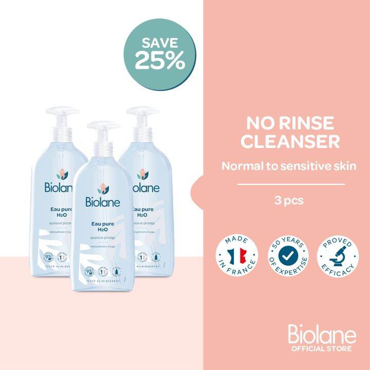 Biolane 3-pack Pure H20 750ml | Lazada PH