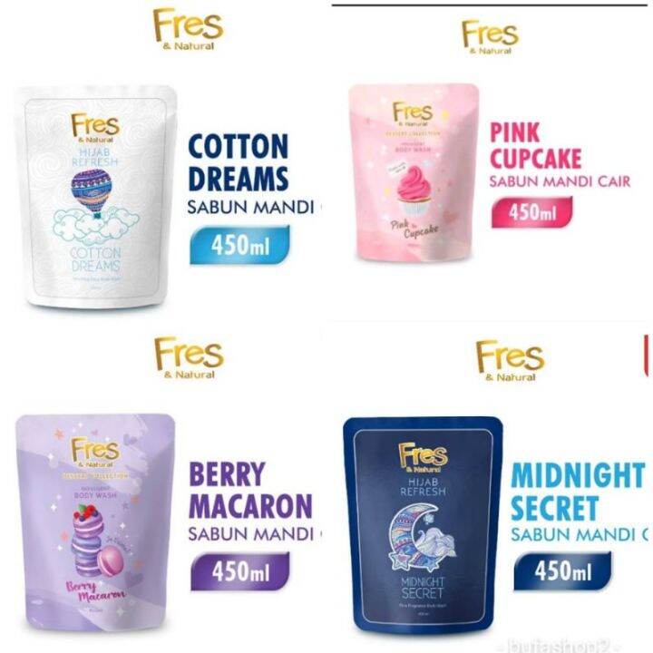 Fres and Natural Sabun Mandi 400 mL | Lazada Indonesia