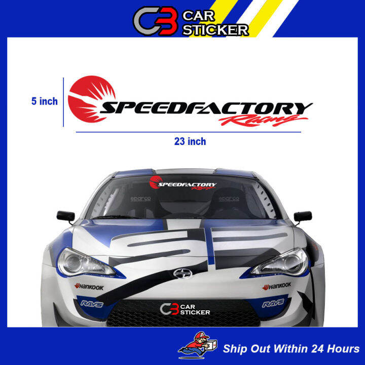 Speed Factory Racing Car Sticker / cs747 | Lazada