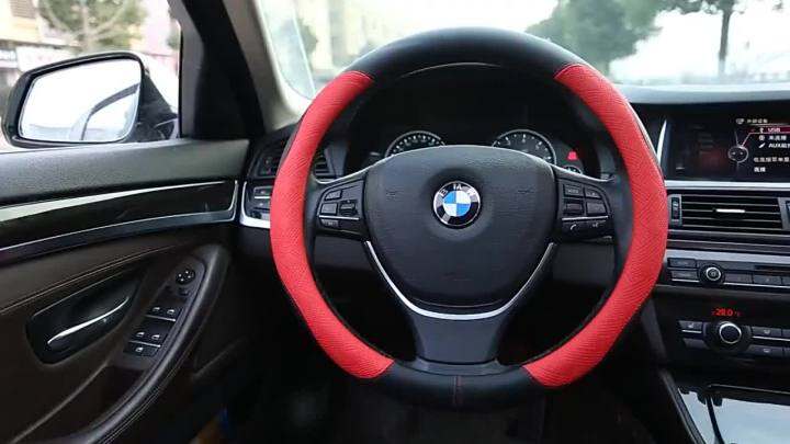 QFHETJIE ใหม่ในช่วงฤดูหนาวตุ๊กตาอบอุ่นรถพวงมาลัยฝาครอบล้อลื่นทนต่อการ ...