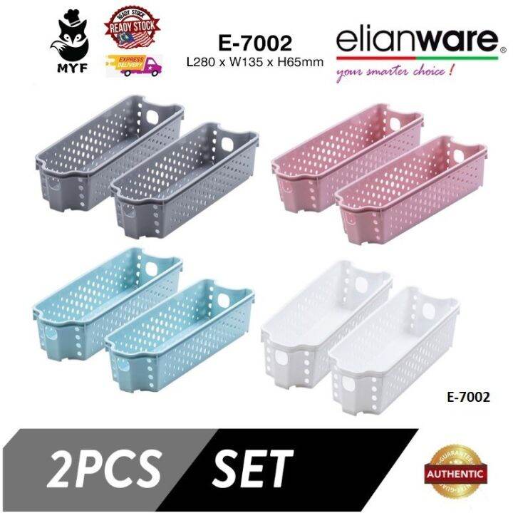 Elianware Multipurpose Stackable Bins Baskets Storage Bins Organizer ...