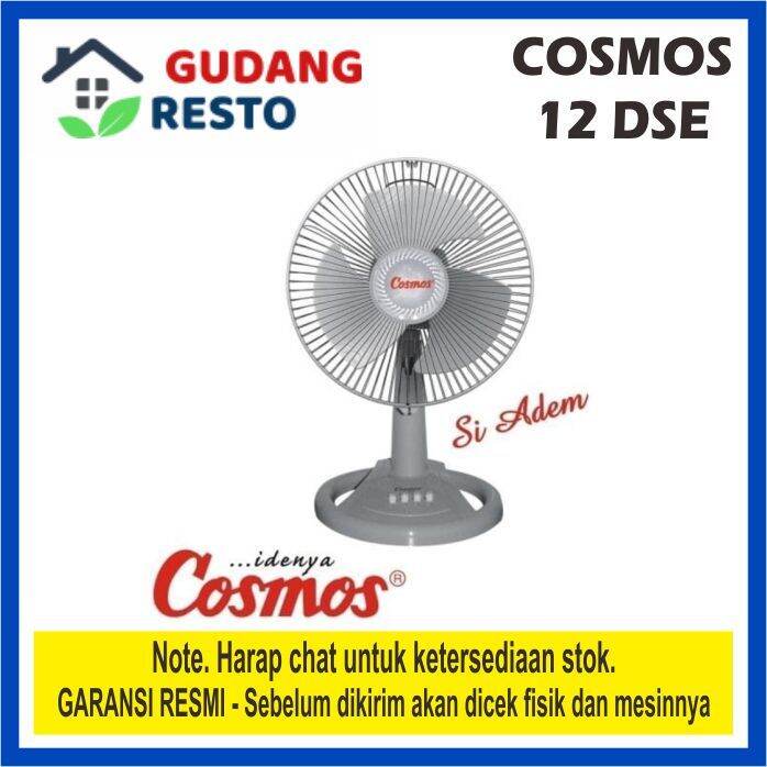 COSMOS 12 DSE KIPAS ANGIN MEJA DUDUK DESK FAN 12DSE 12 INCH 12" TABLE | Lazada Indonesia