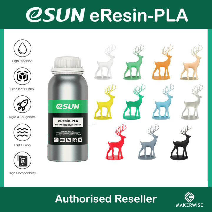 eSUN eRESIN PLA 500g/ 1kg Biodegradable Plant-based Resin for Photon UV ...